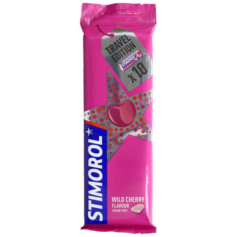 Stimorol Wild Cherry Chewing Gum 10pack (Sugar Free) - Safka ...